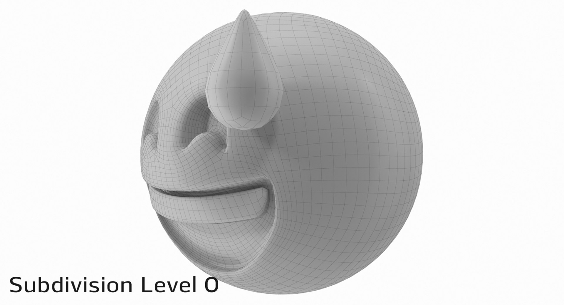 3D Emoji 7 Grinning Face Model - TurboSquid 1367048