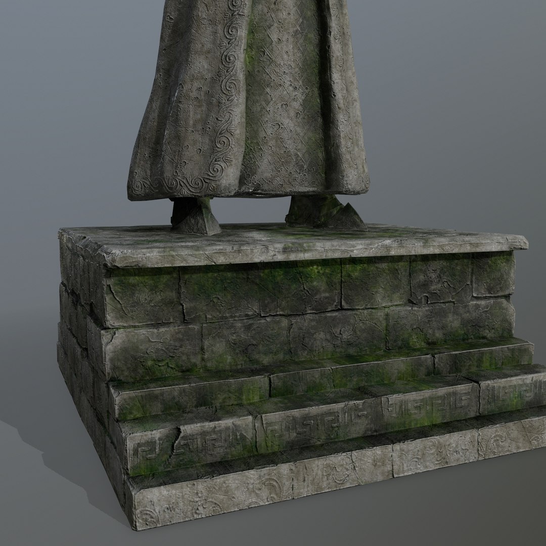 3D statue base - TurboSquid 1674494
