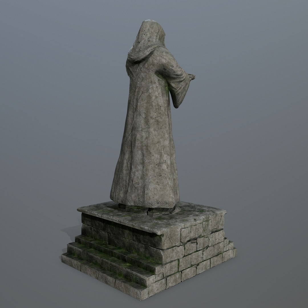 3D statue base - TurboSquid 1674494