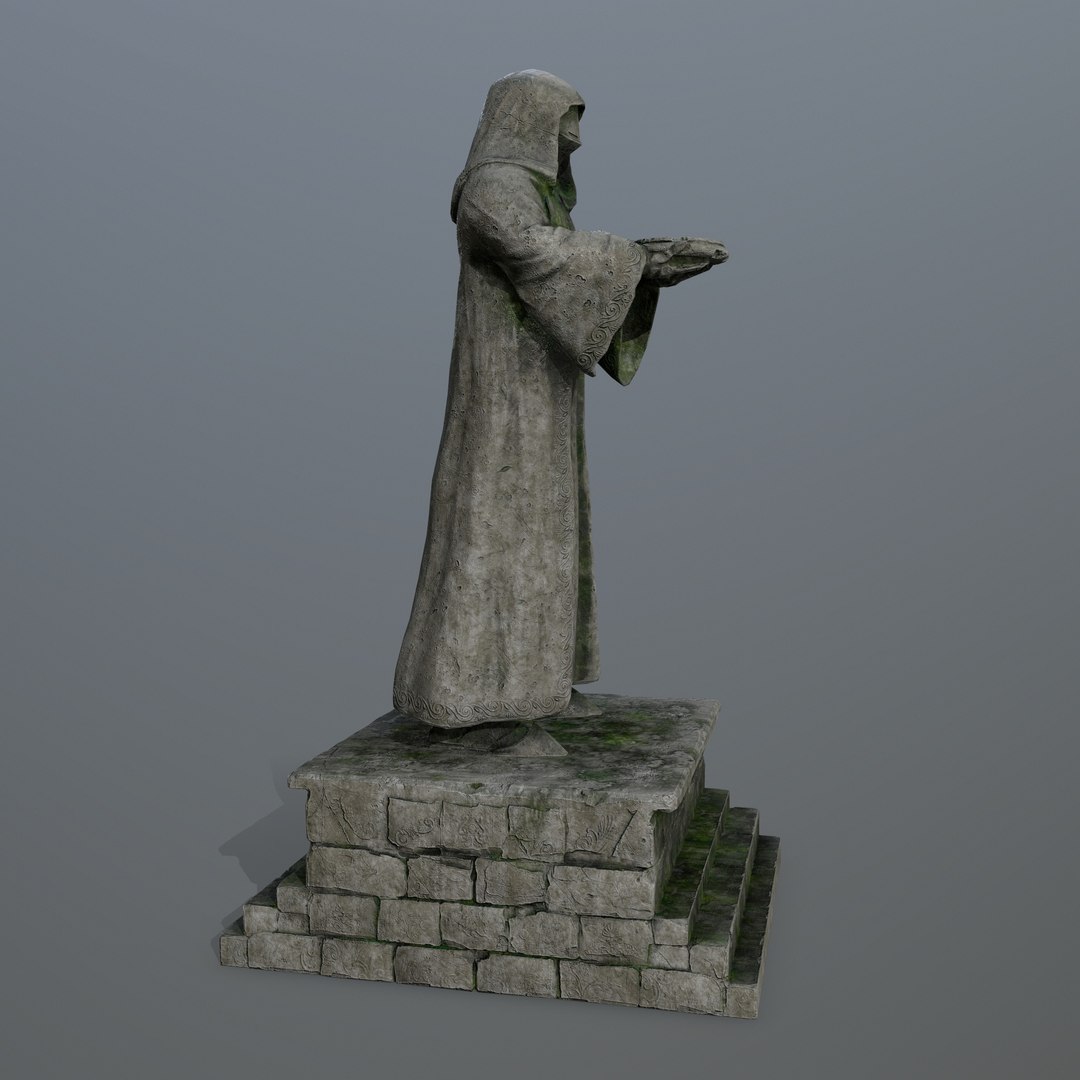 3D statue base - TurboSquid 1674494