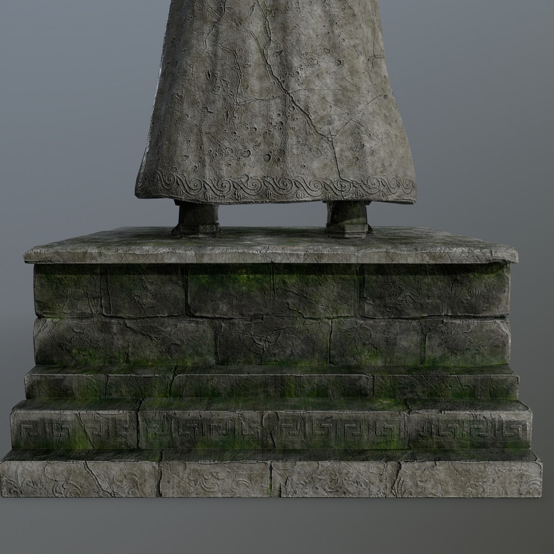 3D statue base - TurboSquid 1674494