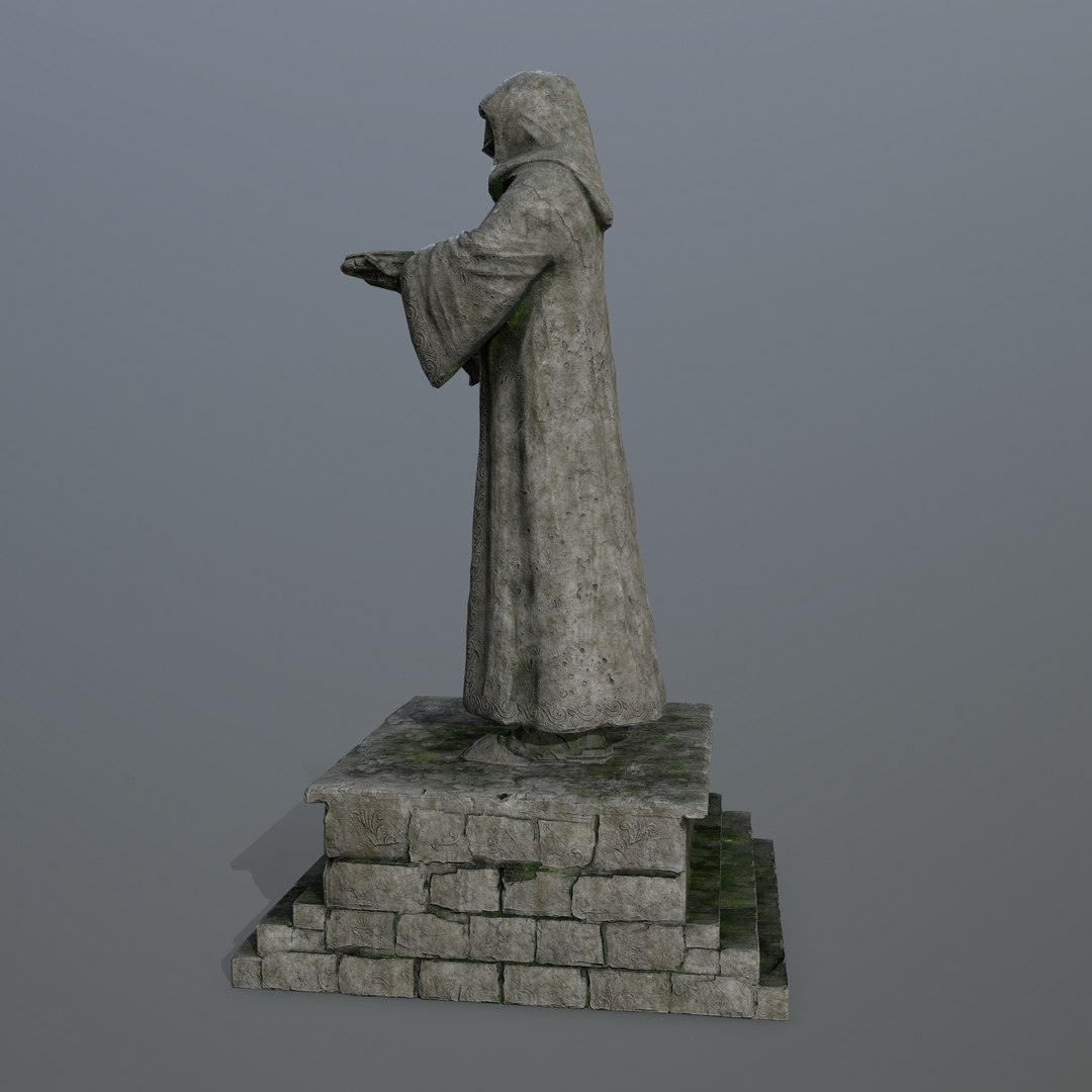 3D statue base - TurboSquid 1674494