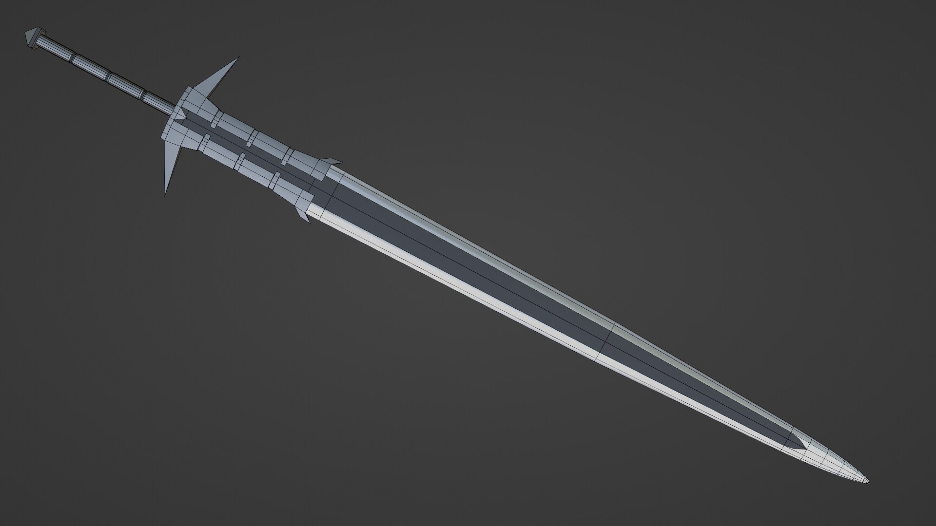 3D Long Fantasy Sword Model - TurboSquid 2014429