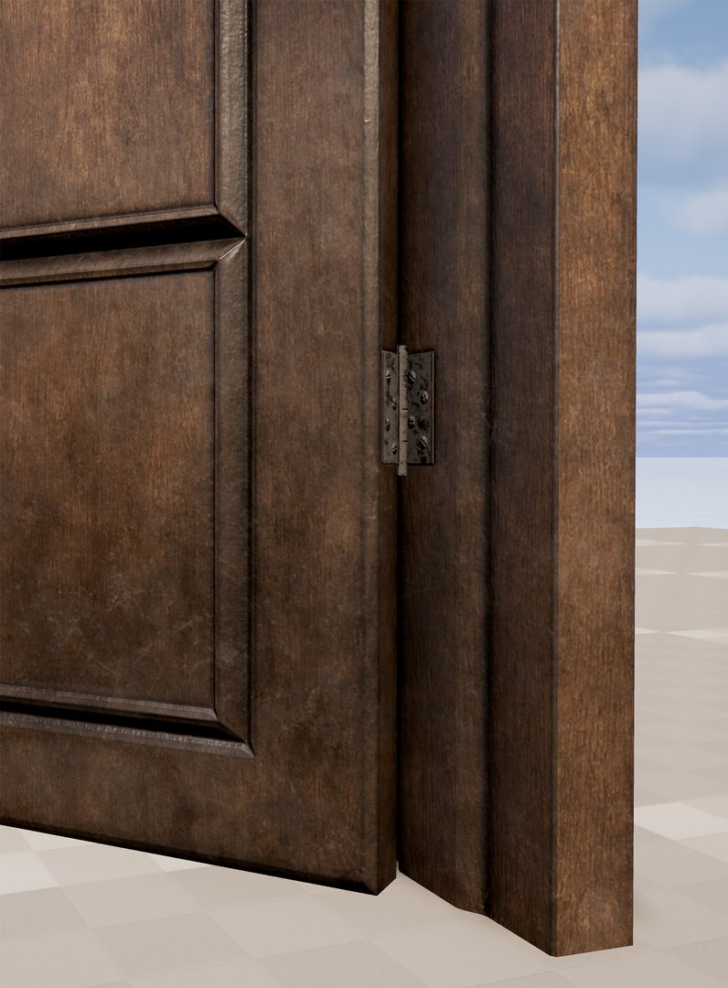 3D Wooden Door Frame - - TurboSquid 1584184
