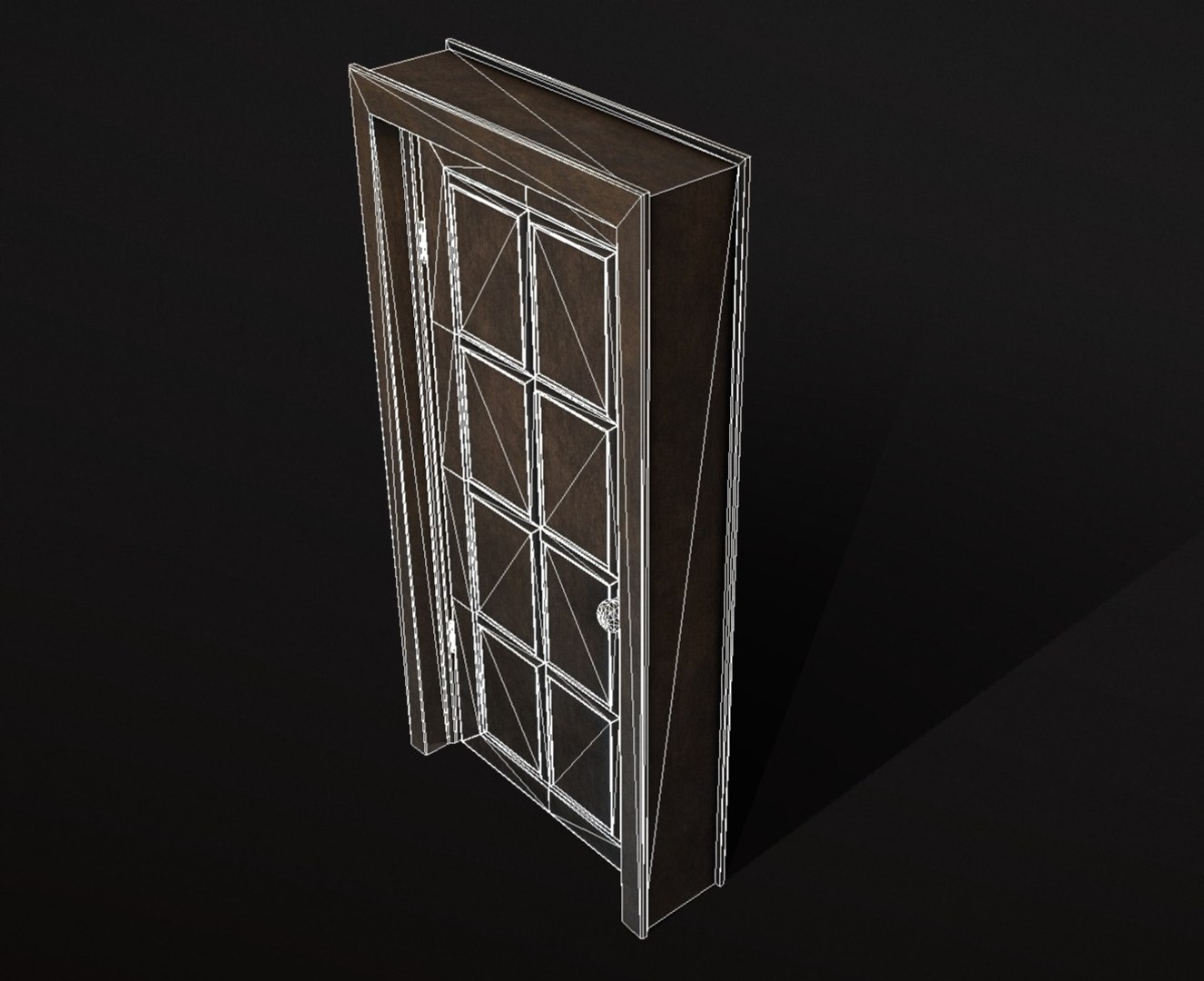 3D Wooden Door Frame - - TurboSquid 1584184