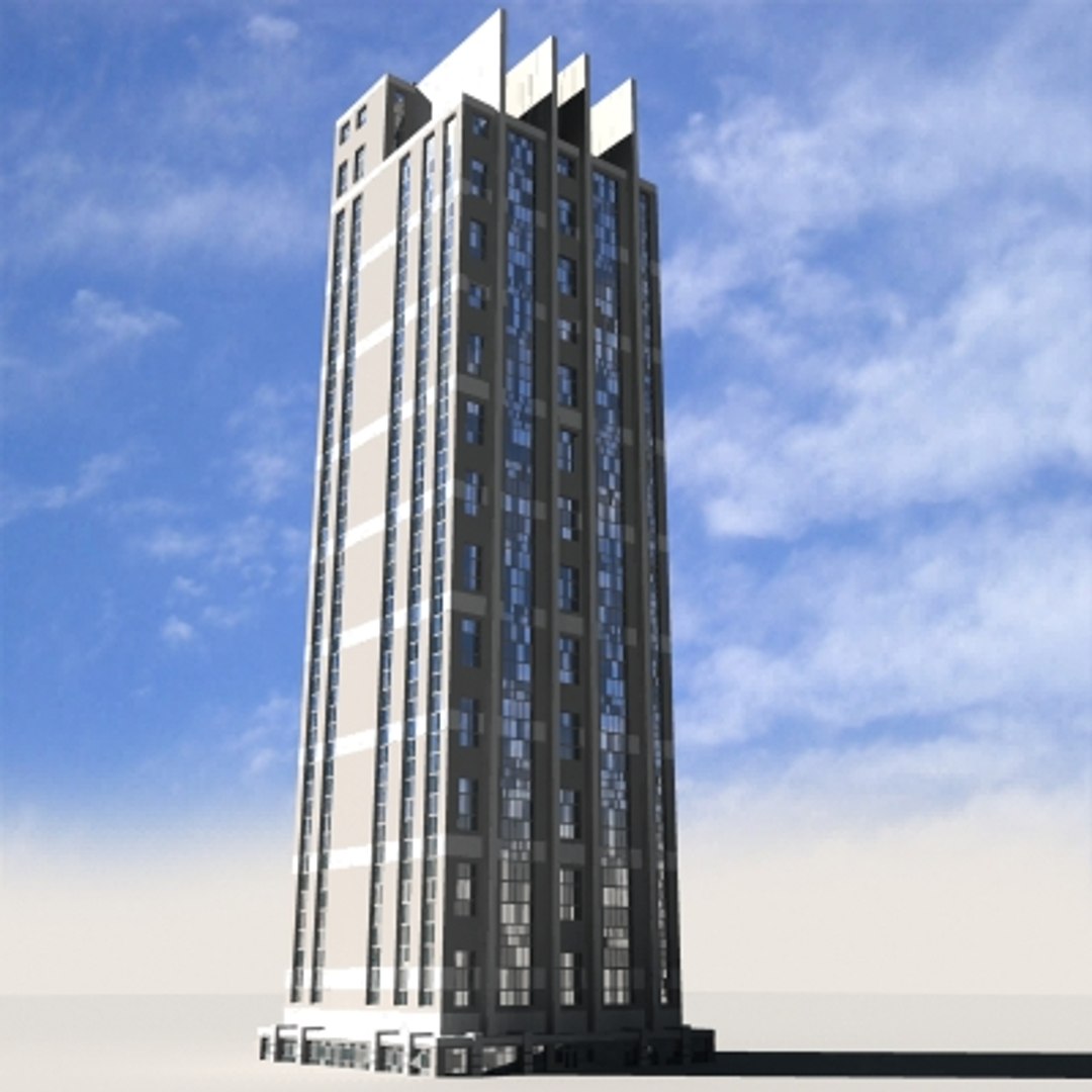 3d skyscraper building model