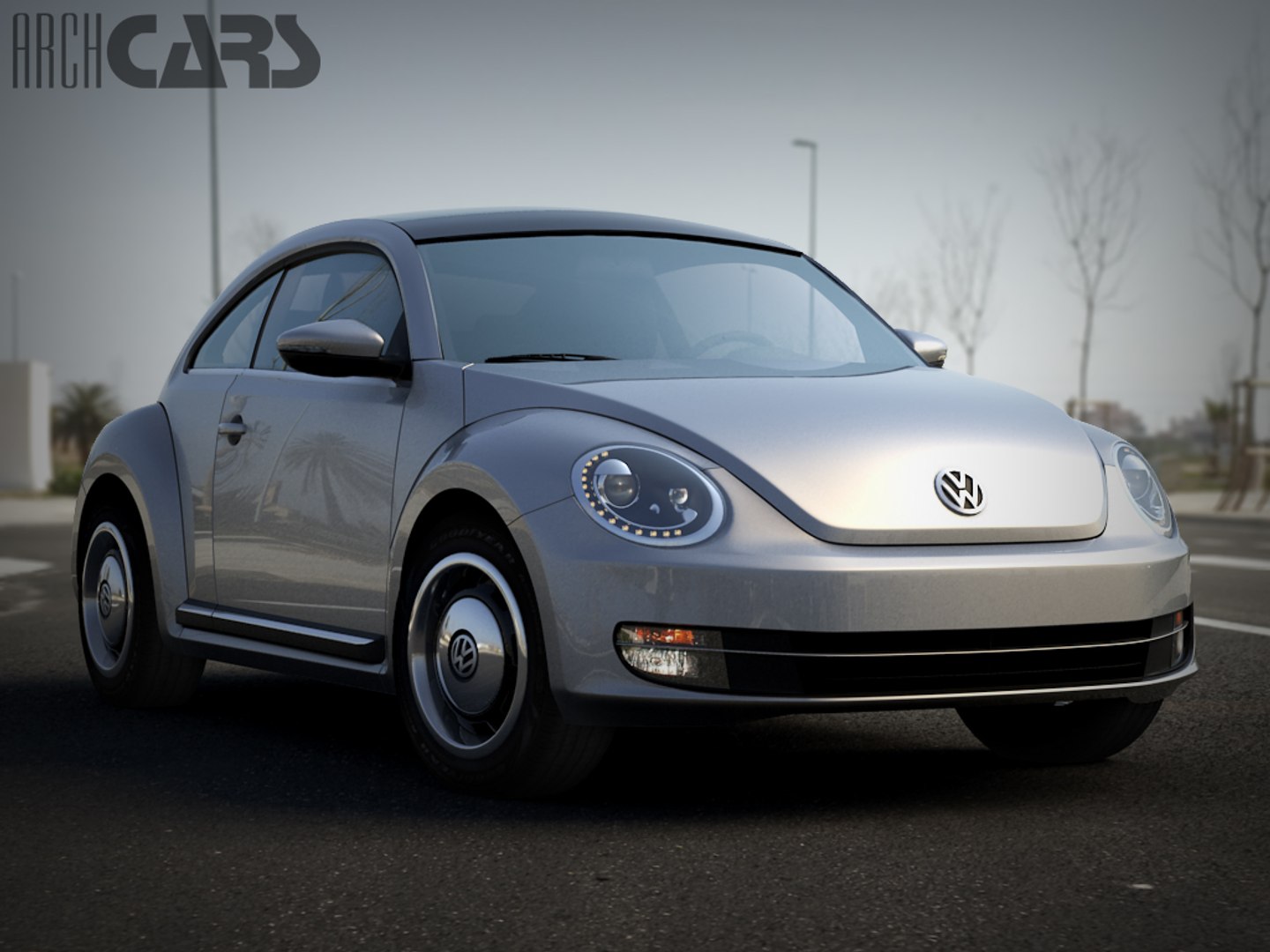 3d volkswagen beetle model