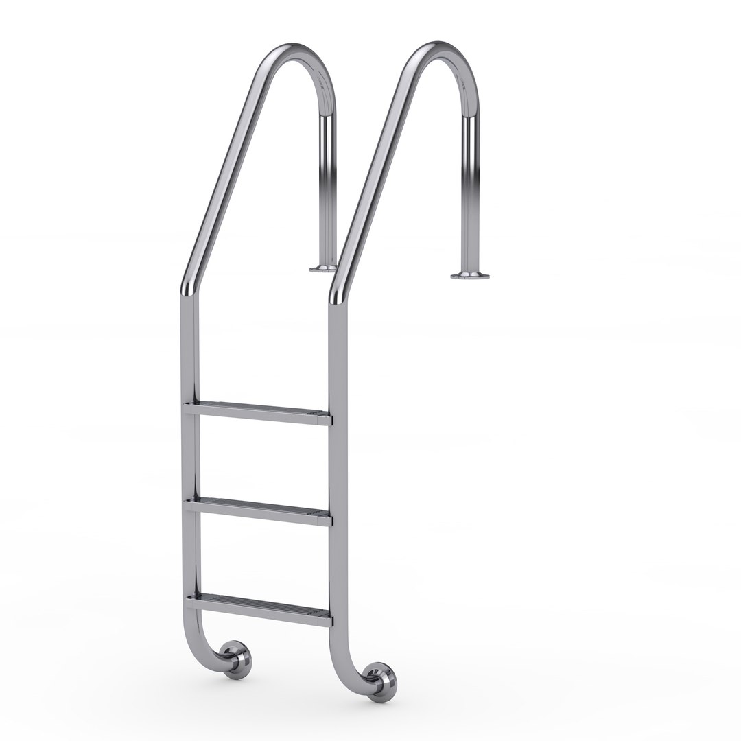 High-Quality Realistic Design Water Pool Ladder 3D Model - TurboSquid ...