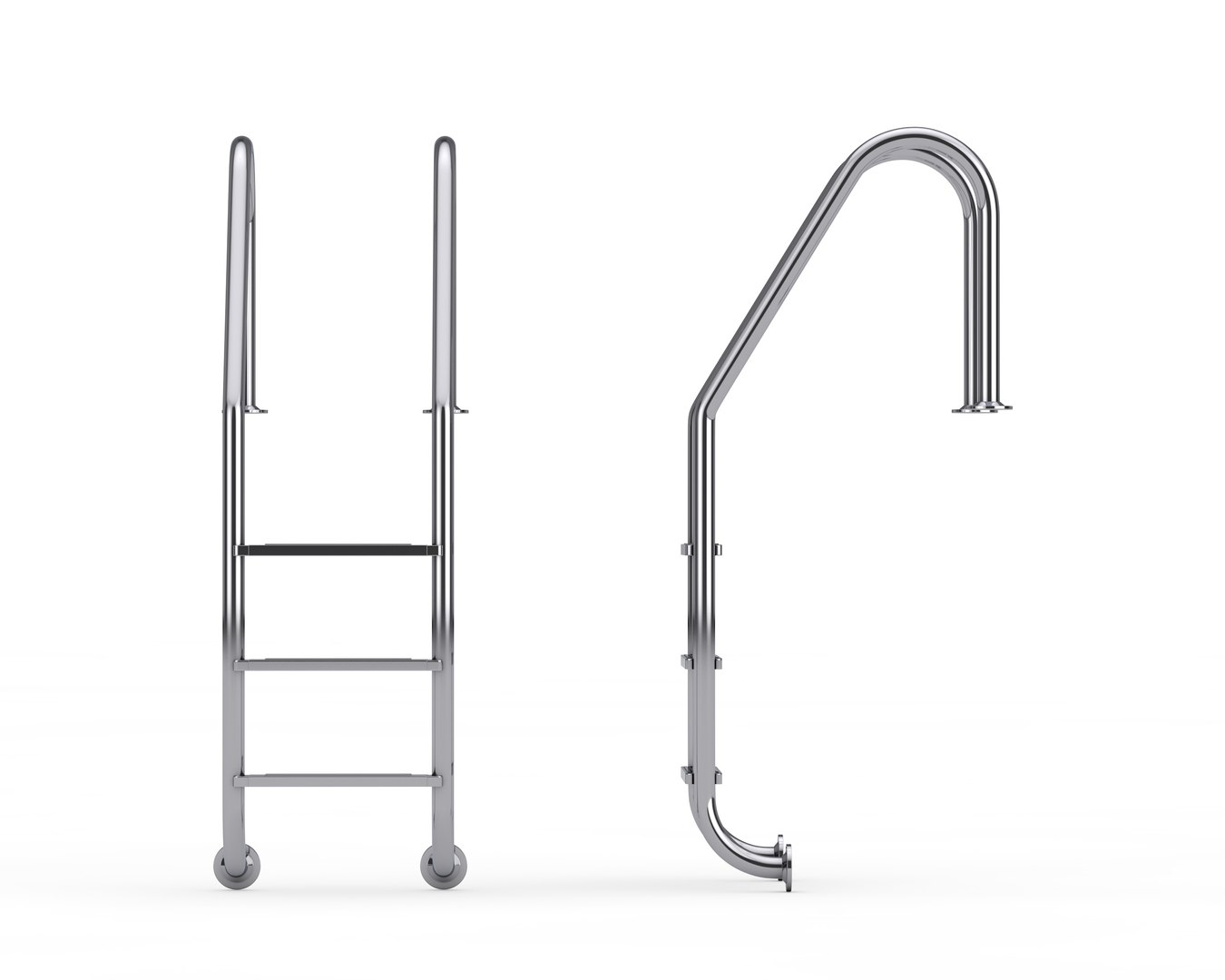 High-Quality Realistic Design Water Pool Ladder 3D Model - TurboSquid ...