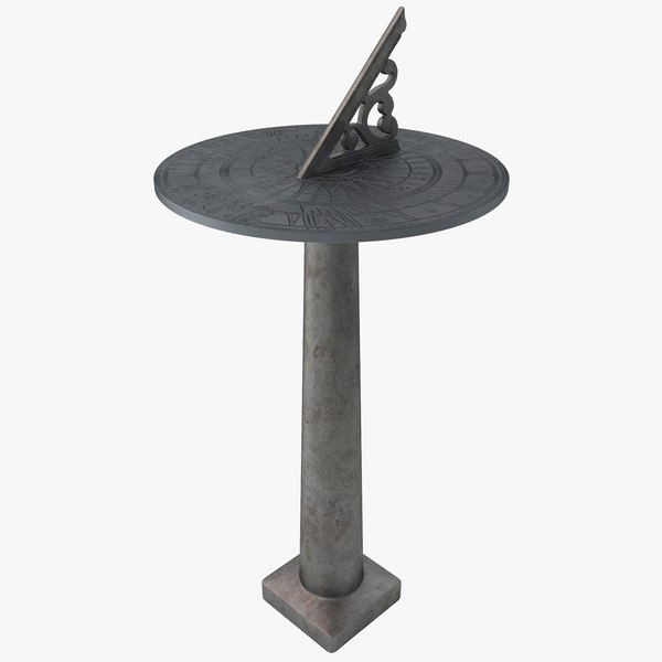 Sun Dial 3D Models for Download | TurboSquid