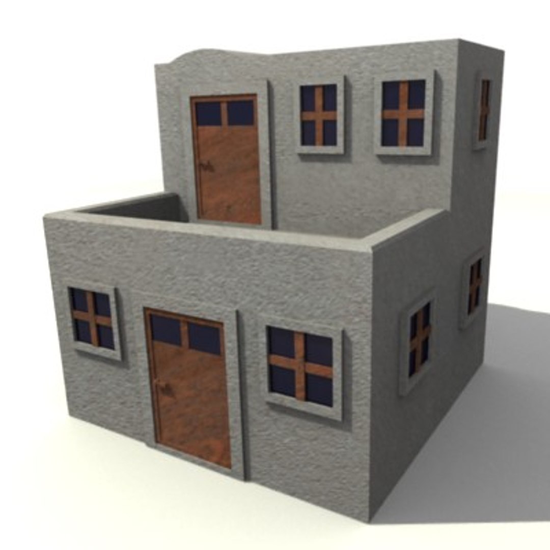 Greek Buildings 3d Model