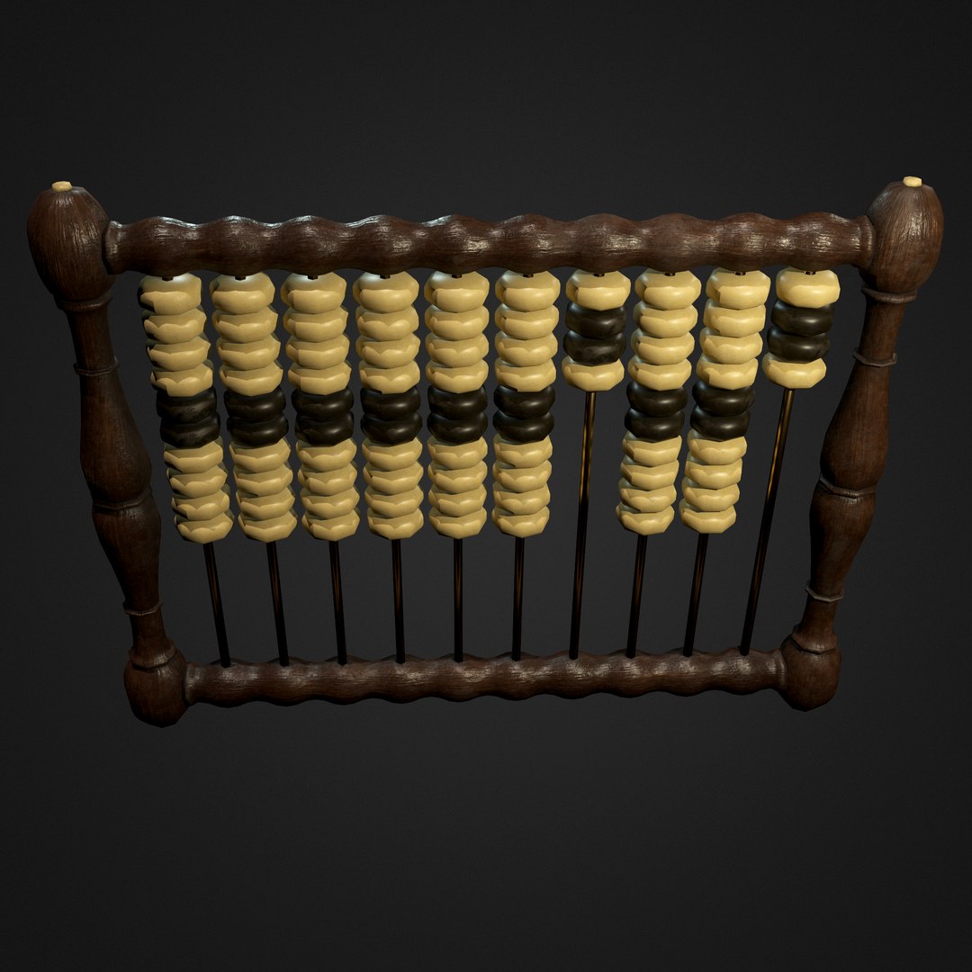 3D Wooden Abacus Game Ready - TurboSquid 2028850
