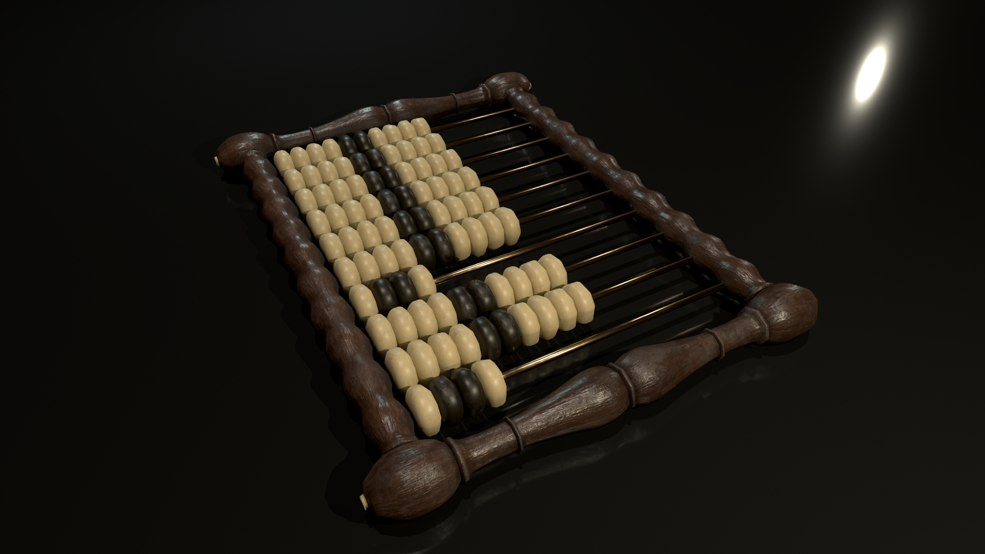3D Wooden Abacus Game Ready - TurboSquid 2028850