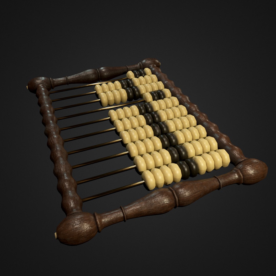 3D Wooden Abacus Game Ready - TurboSquid 2028850