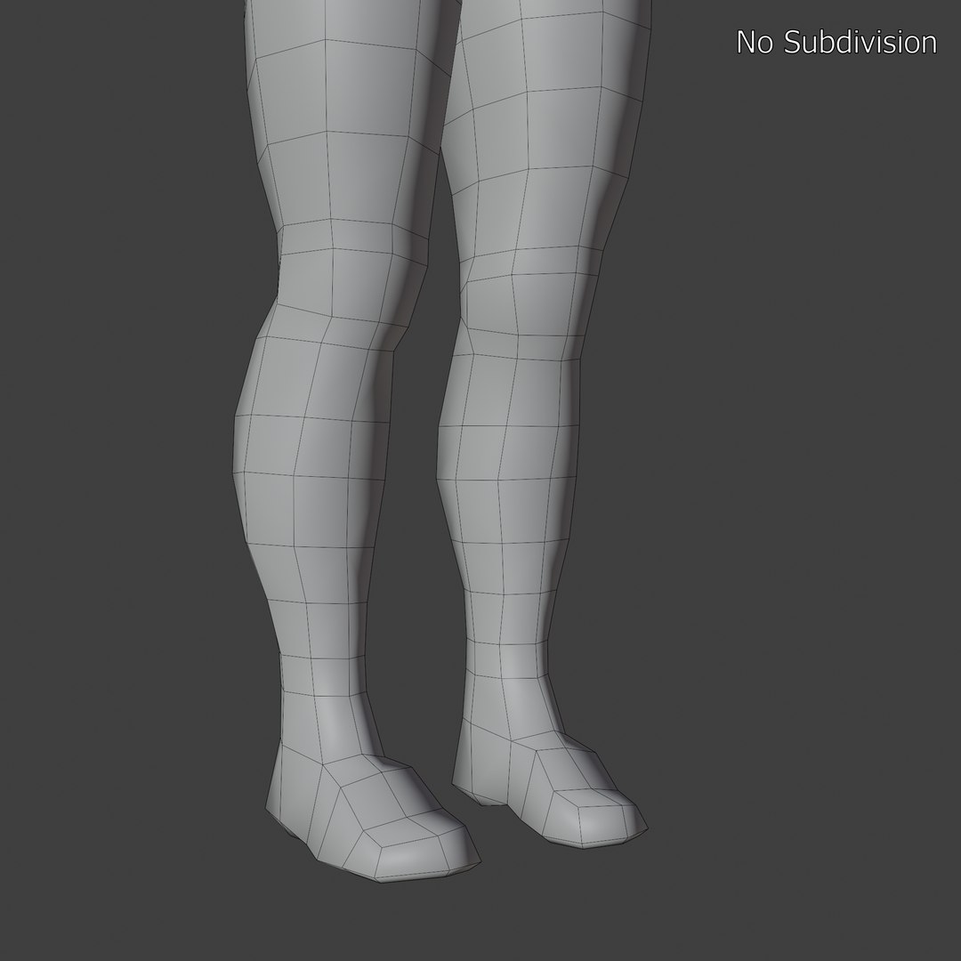 Human Man Base Model - TurboSquid 1684229