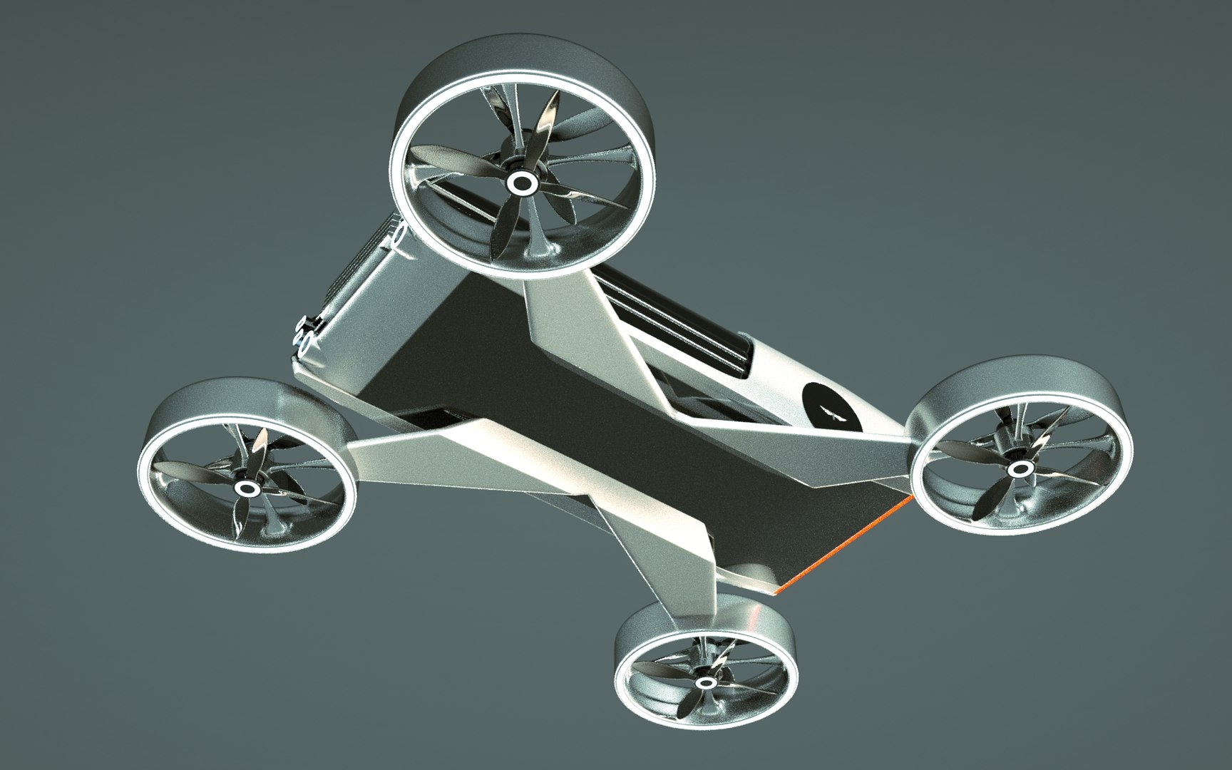 Car copter 3D model - TurboSquid 1330905