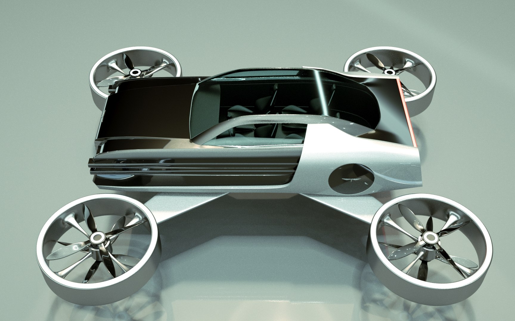 Car copter 3D model - TurboSquid 1330905