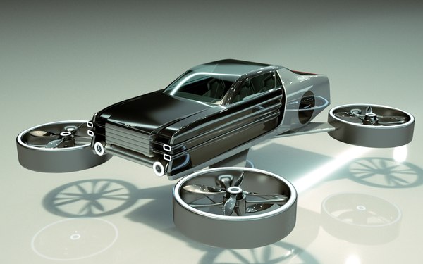 Flying Car 3D Models for Download | TurboSquid