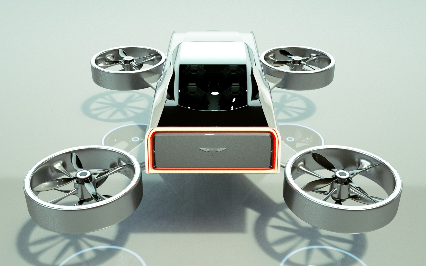 Car copter 3D model - TurboSquid 1330905