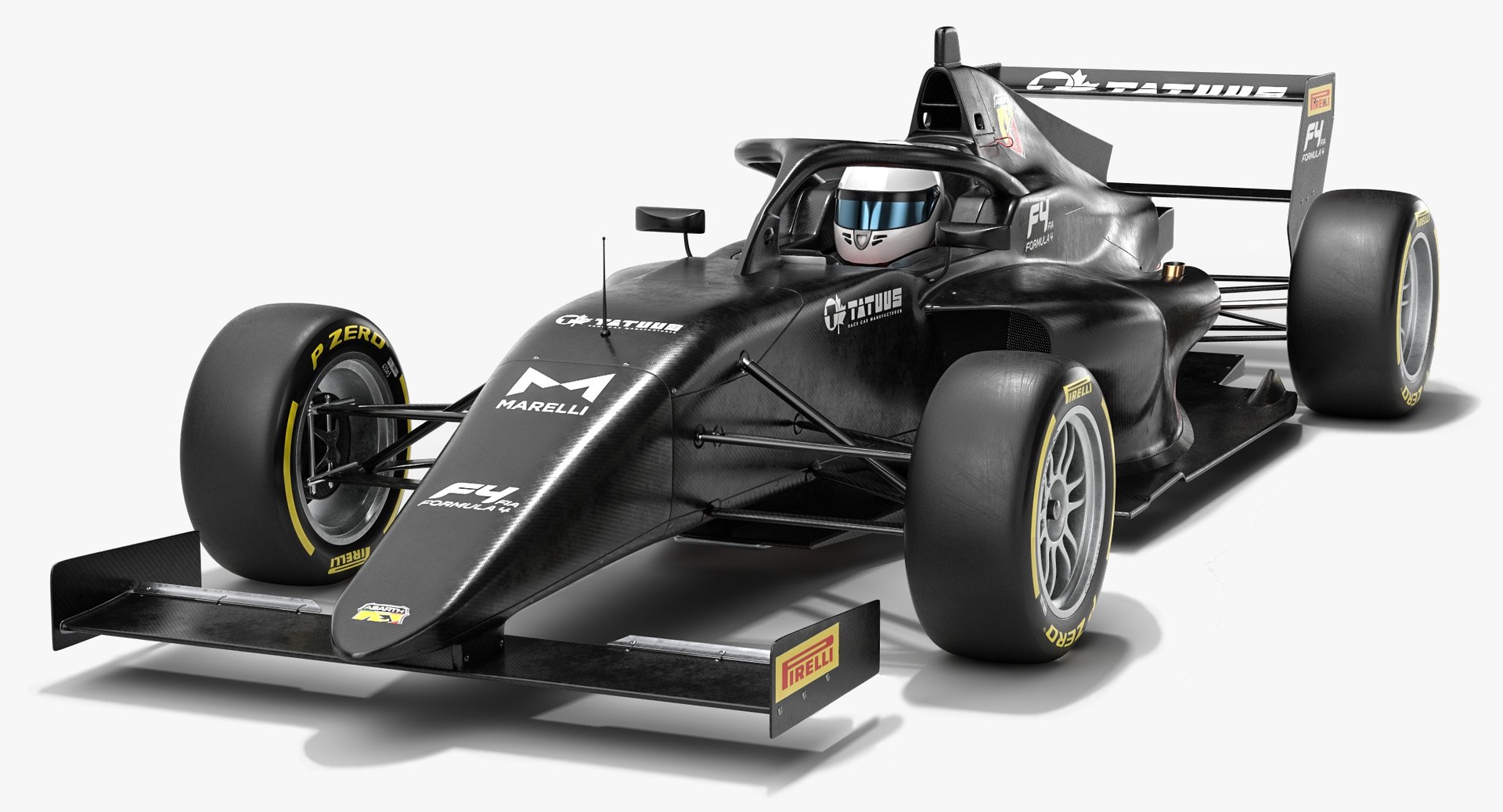 Formula 4 Tatuus F4 T 421 Gen2 2024 Carbon Race Car 3d Model