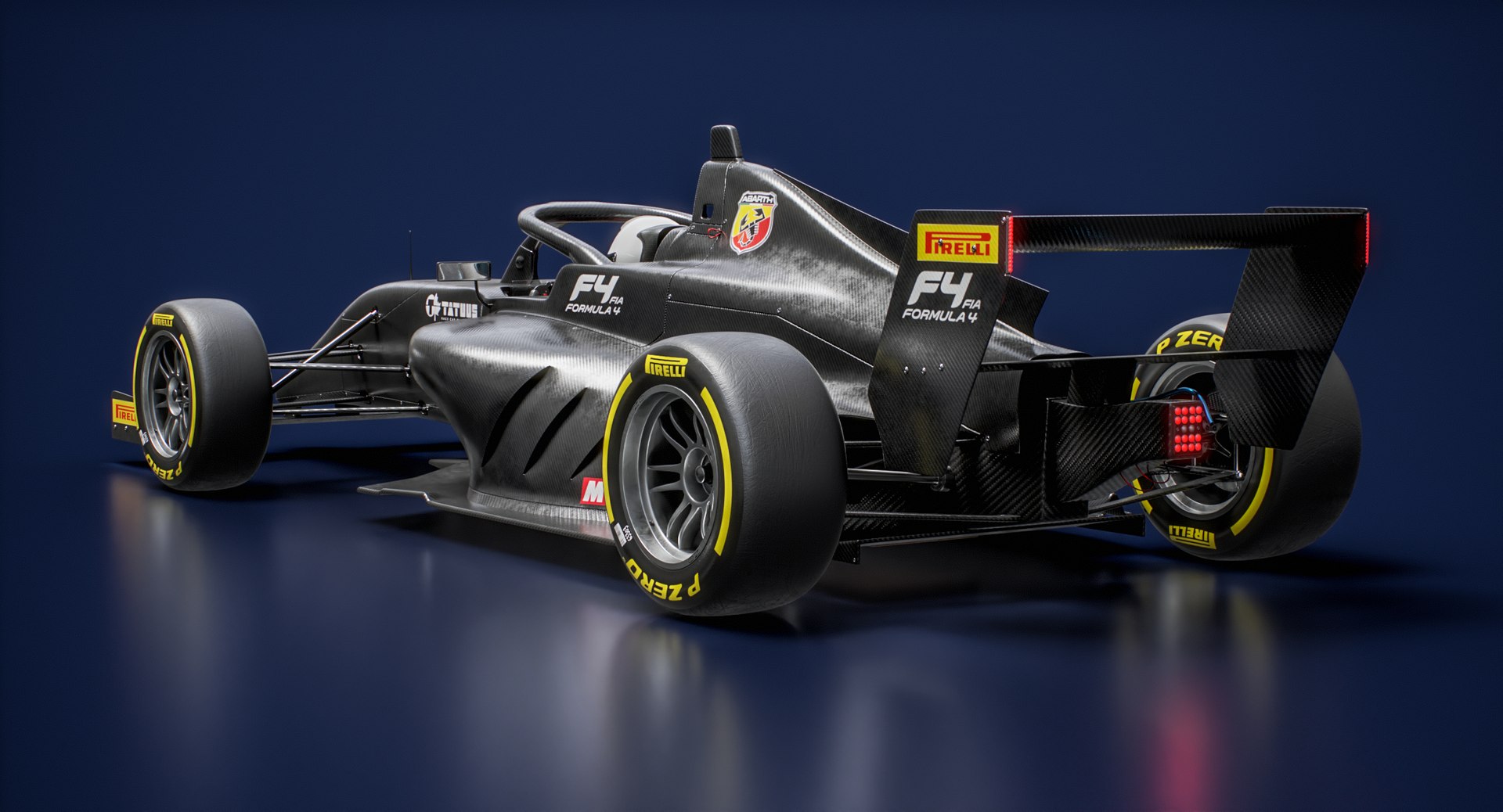 Formula 4 Tatuus F4 T 421 Gen2 2024 Carbon Race Car 3d Model