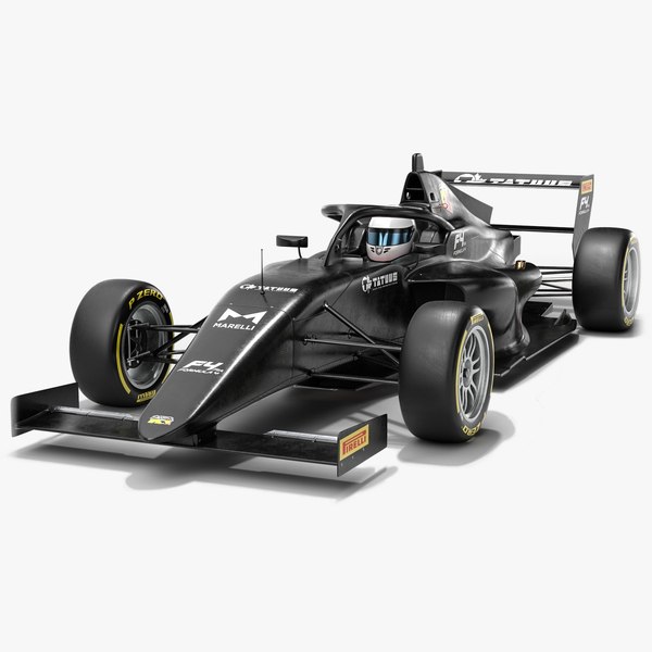 Modelo 3d Coche De Carreras De Fórmula 4 Tatuus F4 T 421 Gen2 2024 En