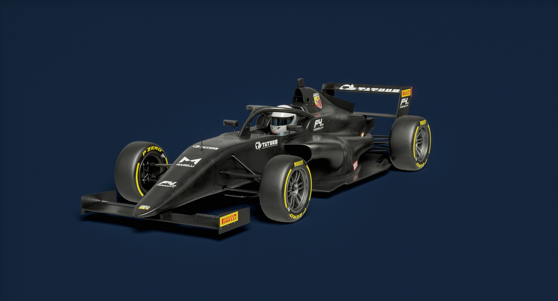 Formula 4 Tatuus F4 T 421 Gen2 2024 Carbon Race Car 3d Model