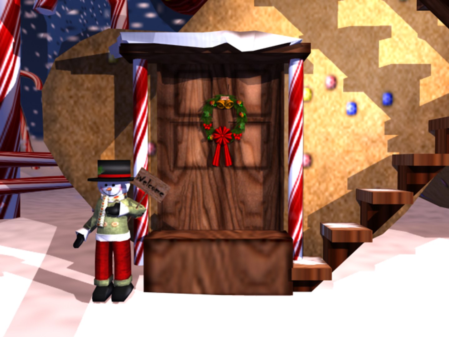 3d Gingerbread Man Christmas