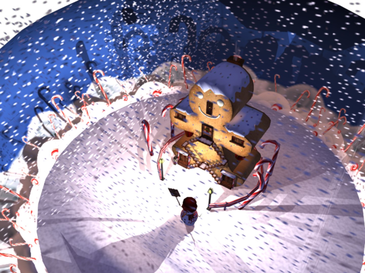 3d Gingerbread Man Christmas