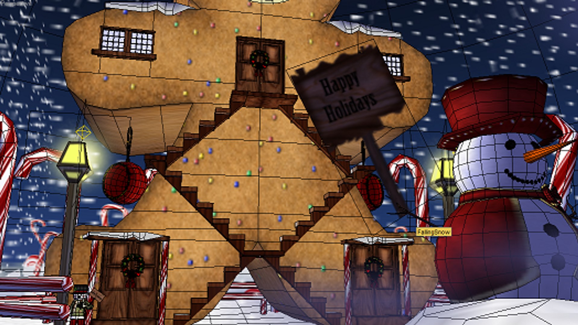 3d Gingerbread Man Christmas