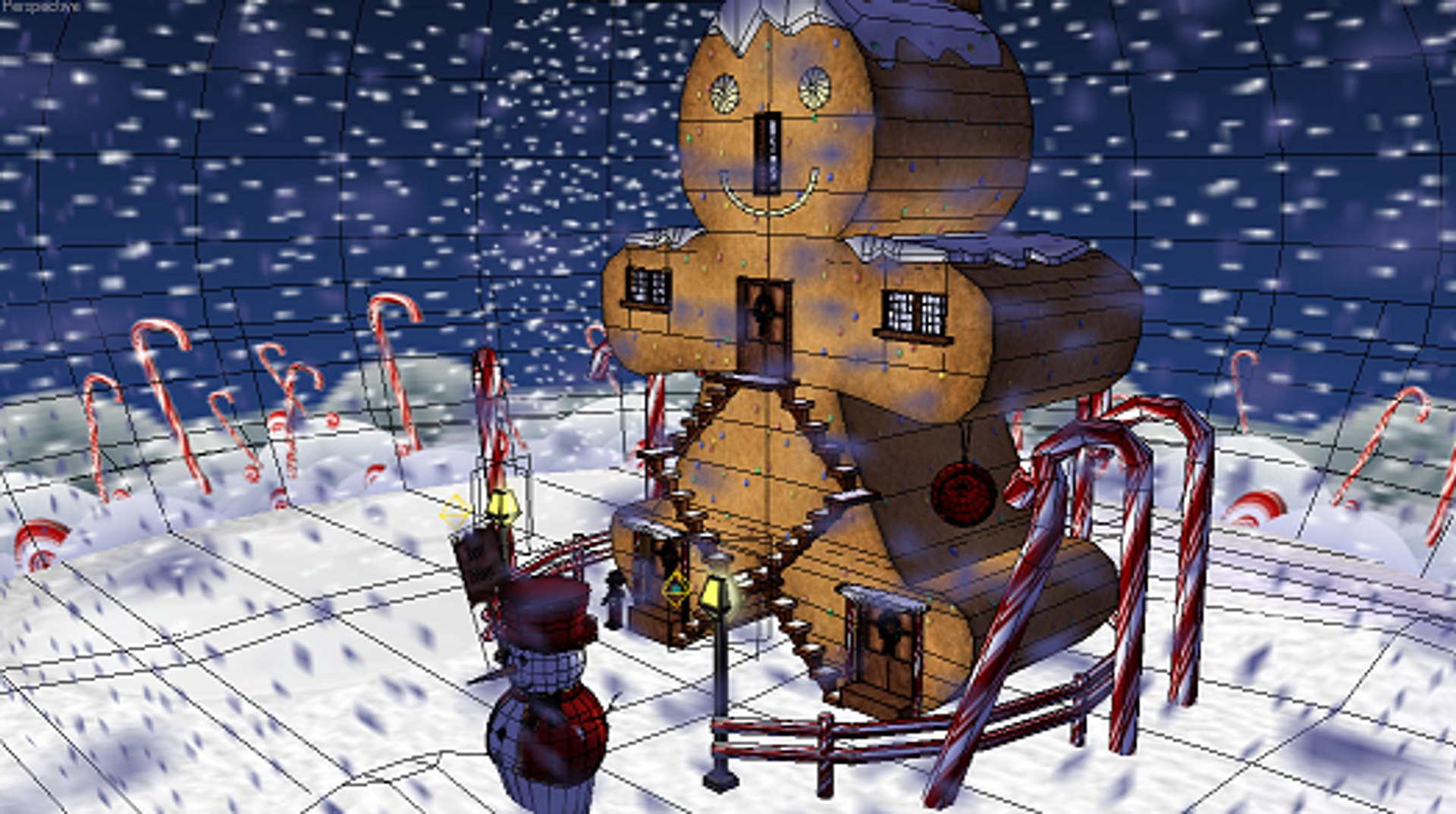 3d Gingerbread Man Christmas