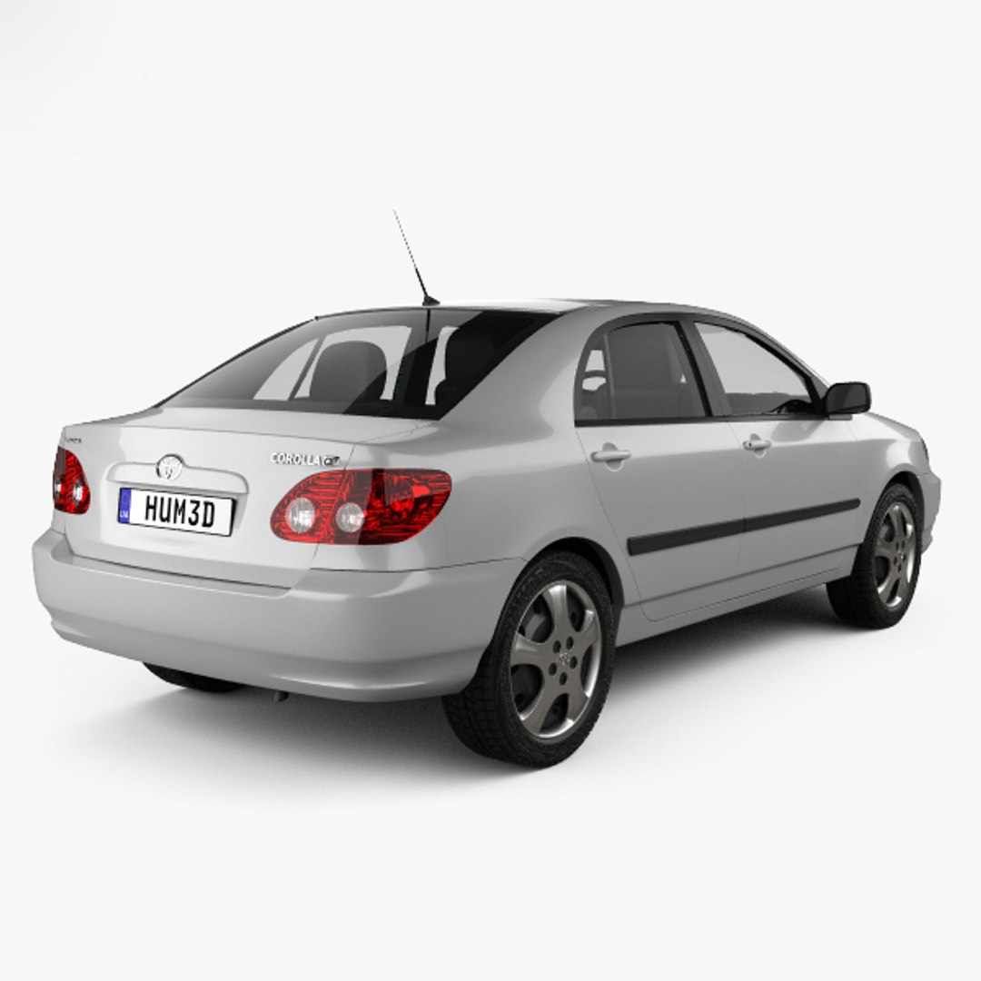 3D Toyota Corolla 2005 Model - TurboSquid 1372152