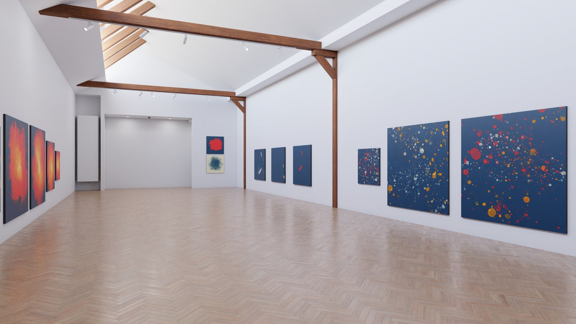 Art Museum Gallery Interior 18 3D Model - TurboSquid 1828473