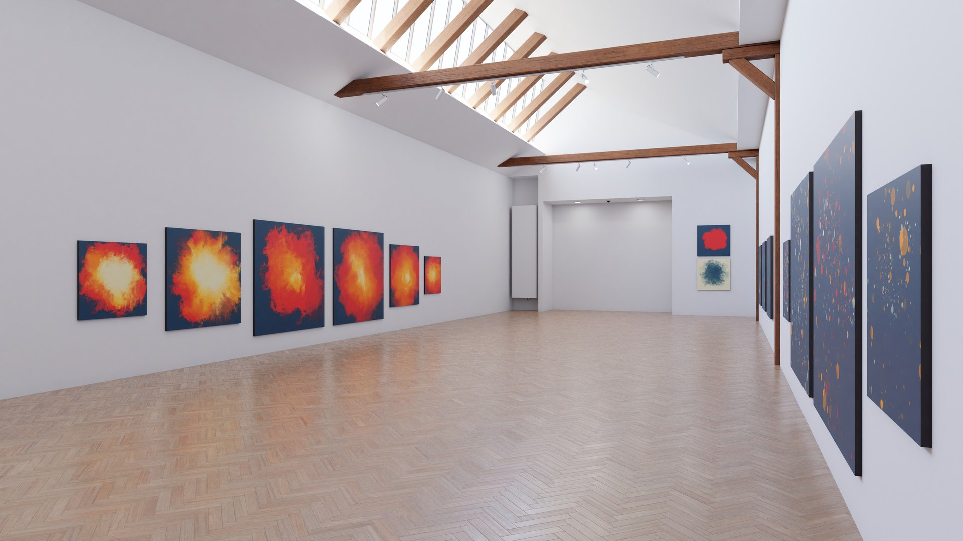 Art Museum Gallery Interior 18 3D Model - TurboSquid 1828473