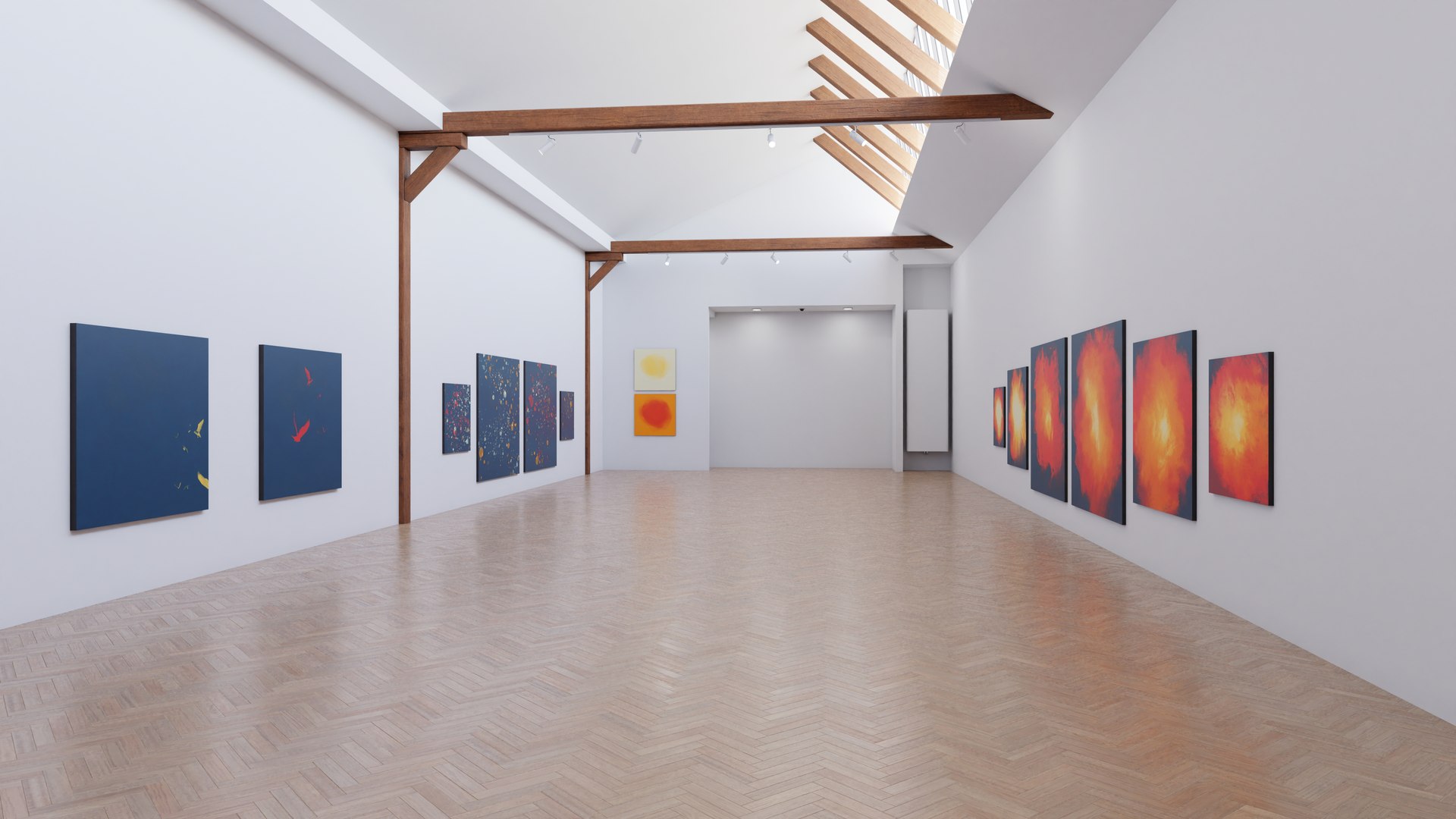 Art Museum Gallery Interior 18 3D Model - TurboSquid 1828473