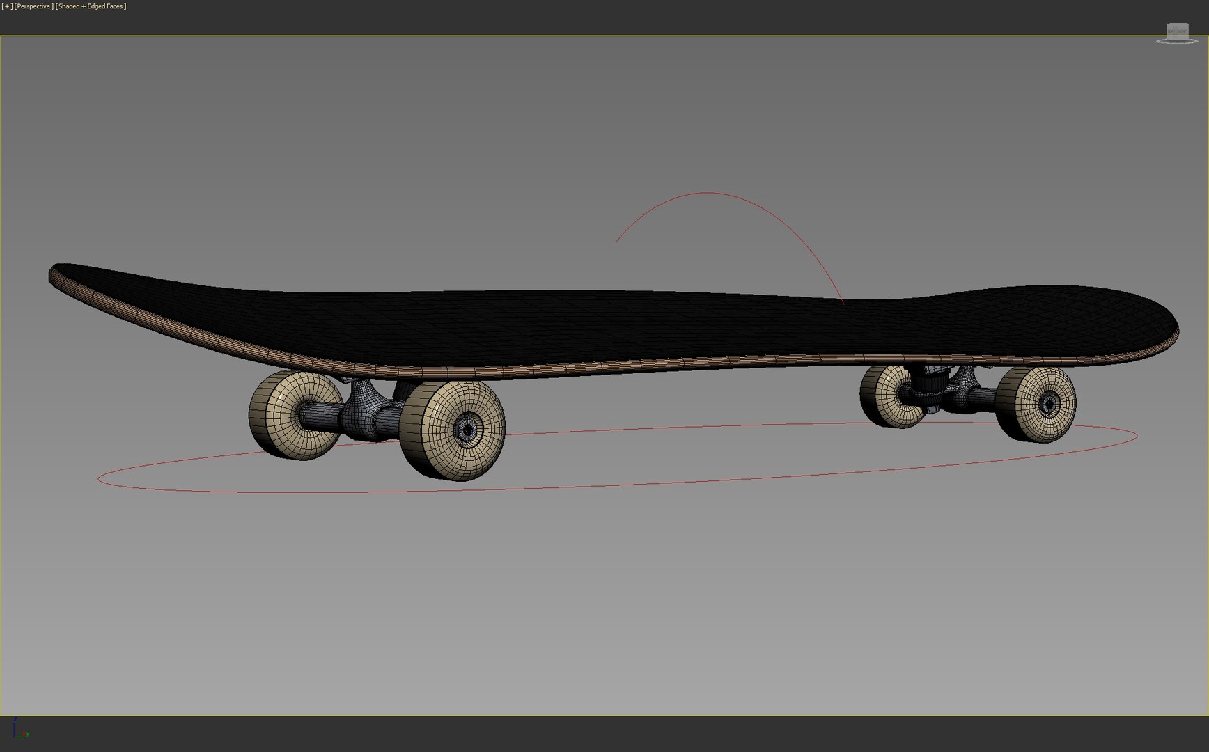 3d Model Of Skate Skateboard