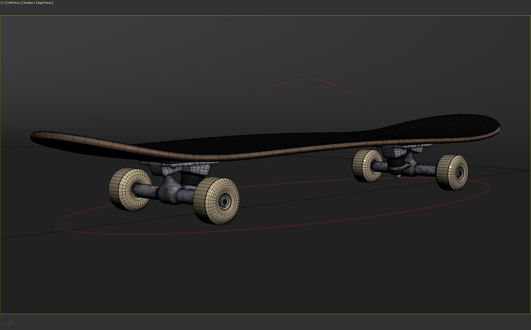 3d Model Of Skate Skateboard