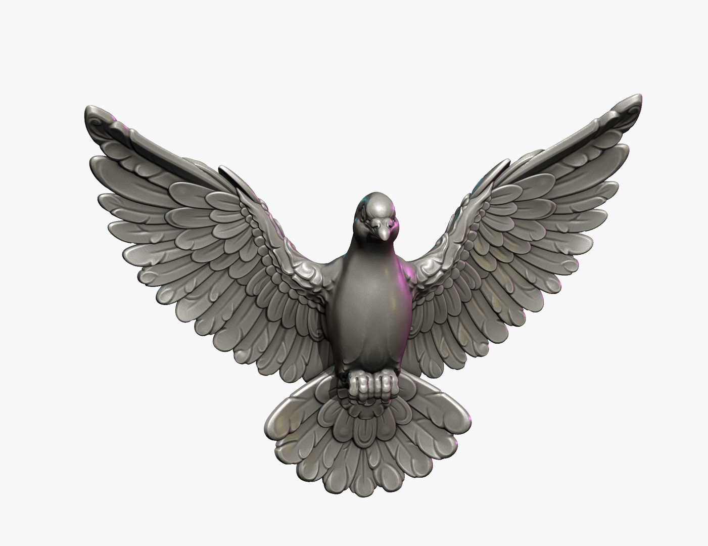 Pigeon Sculpture III 3D - TurboSquid 2108755