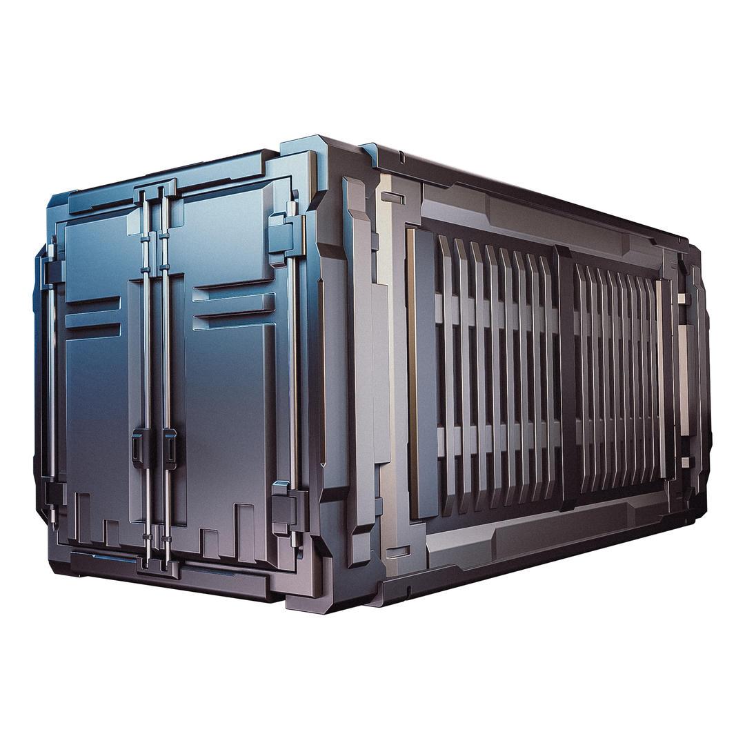 Sci-fi industrial container 3D model - TurboSquid 1405575