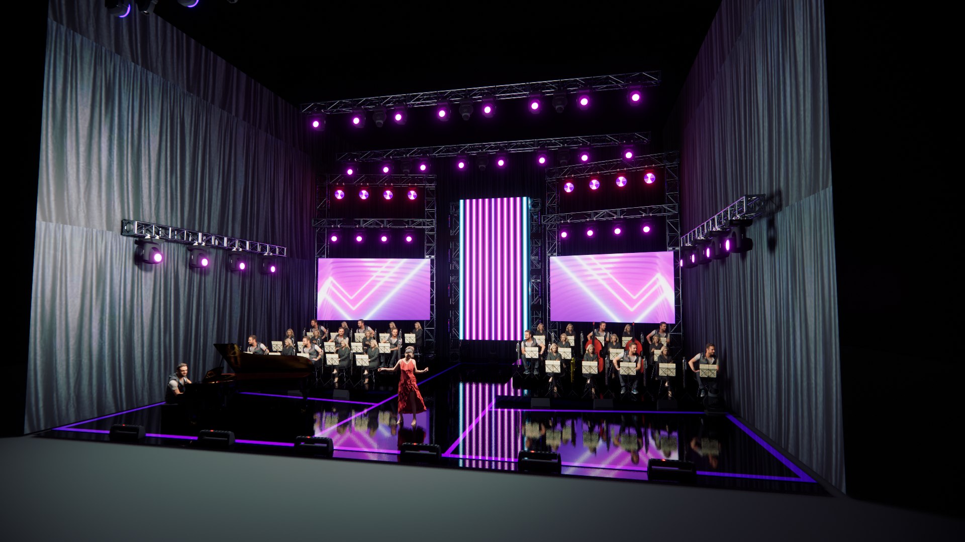 3D STAGE THUNDER ALVINSTUDIO Model - TurboSquid 2105503