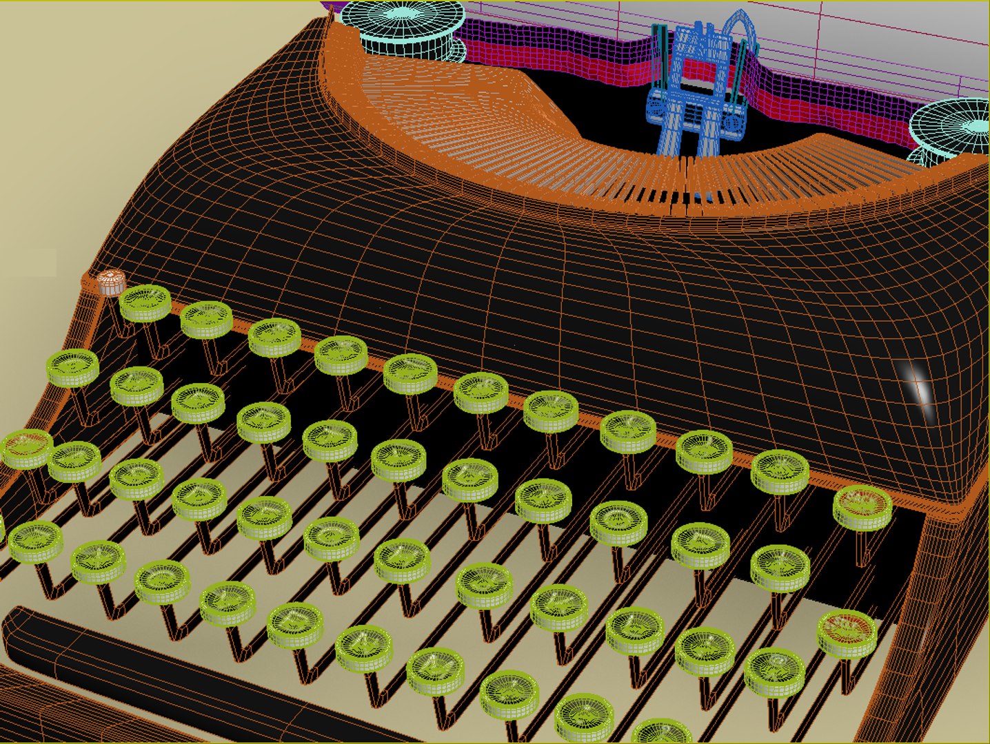 Iray Writing Machine 3d Max