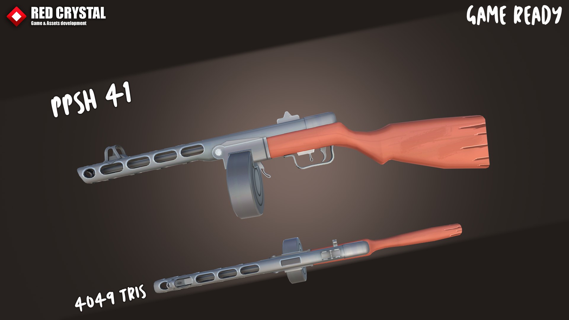 Ppsh 3D Model - TurboSquid 1189008