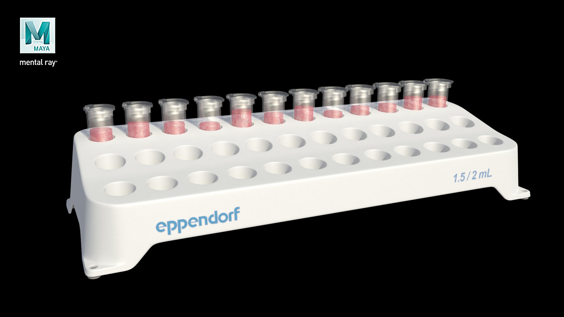 3D Eppendorf Tube Rack 1 - TurboSquid 1457768