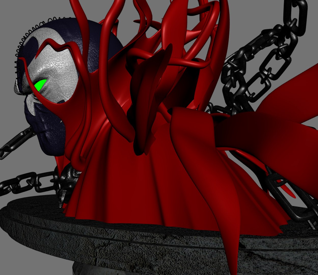 3d Spawn Bust
