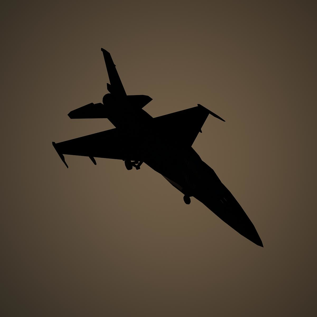 3d General Dynamics Airforce Taf Model