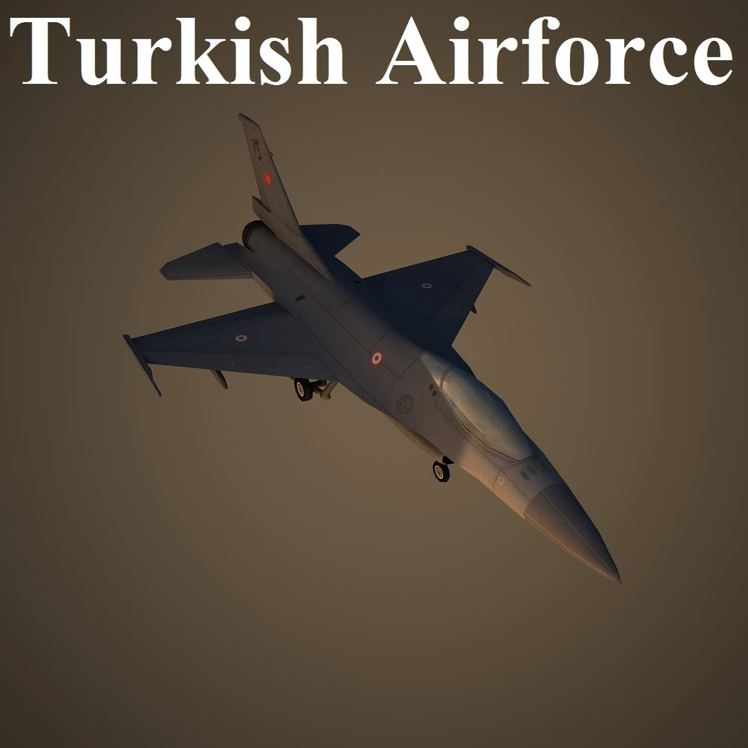 3d General Dynamics Airforce Taf Model