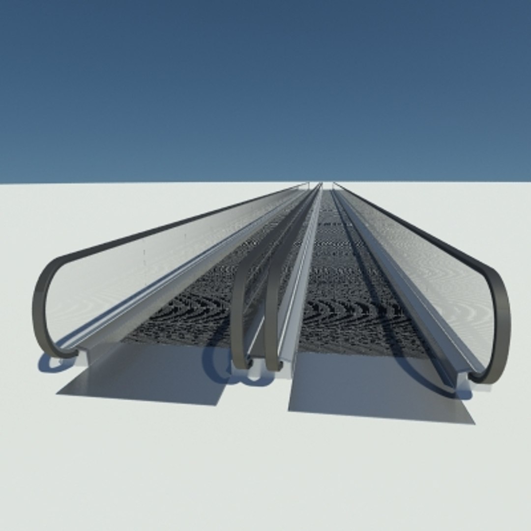 Set 8 Travelators 3d Model