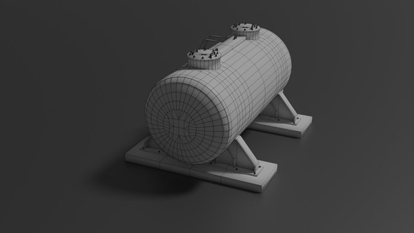 3D oil tank model - TurboSquid 1674222