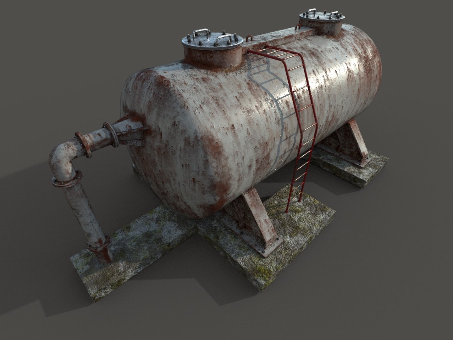 3D oil tank model - TurboSquid 1674222