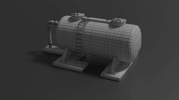 3D oil tank model - TurboSquid 1674222
